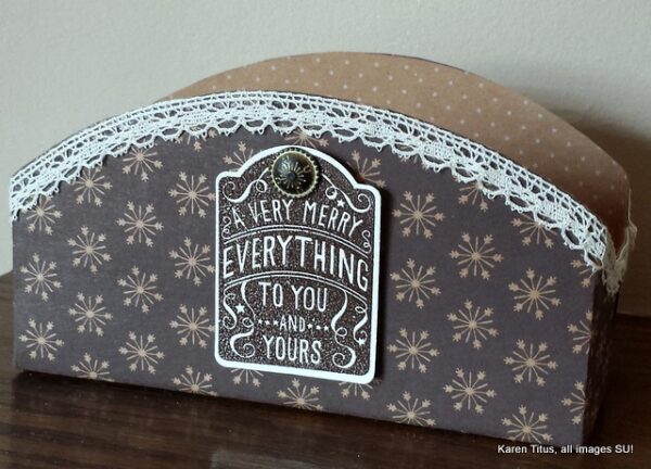 Handmade Gift Box with a Circle Template!