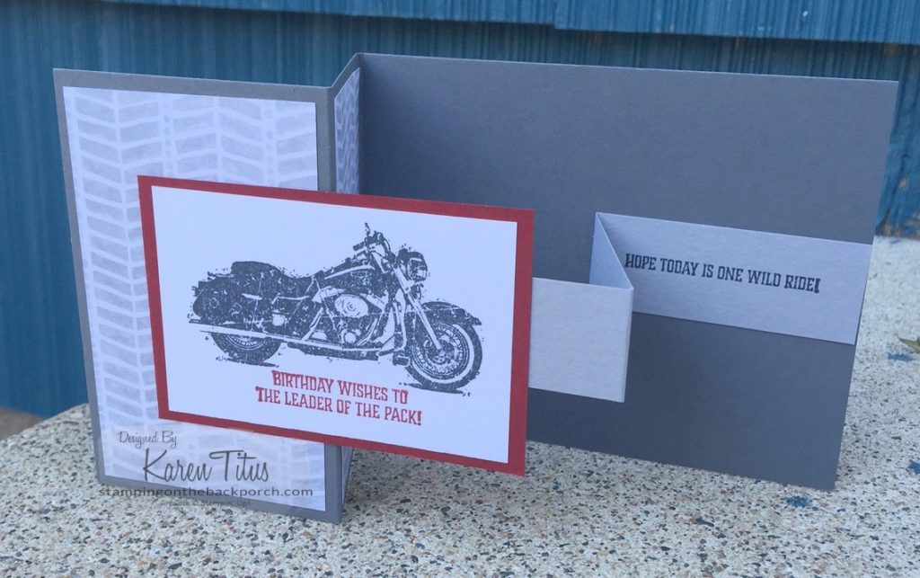 Stampin Up Motorcycle Stamp