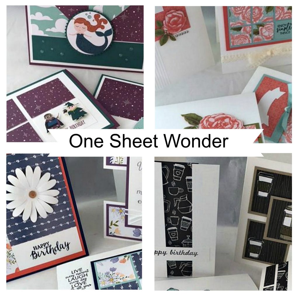One Sheet Wonder 6x6 Card Class — KarenTitus.com