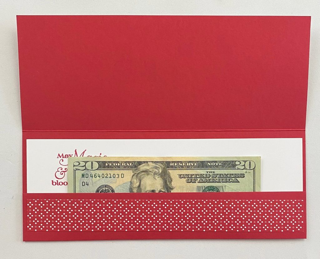 DIY Money Holder Cards Slimline Style KarenTitus