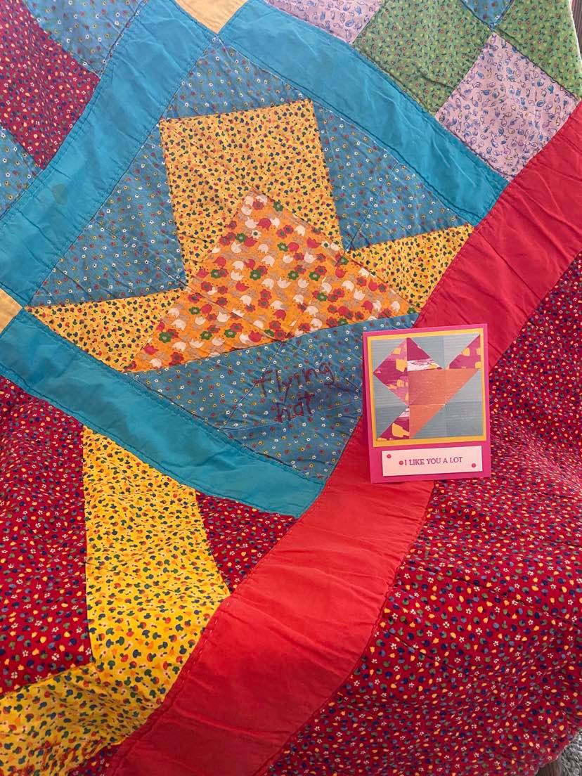 Quilt Block Cards Inspired by a Child's Quilt! — KarenTitus.com