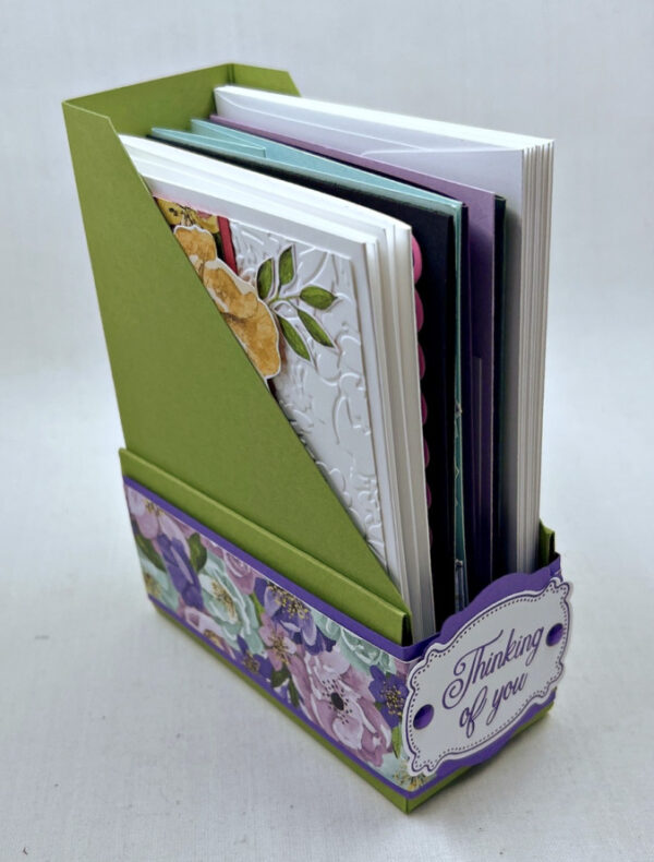How to Make a File Folder Box for Your Greeting Cards — KarenTitus.com