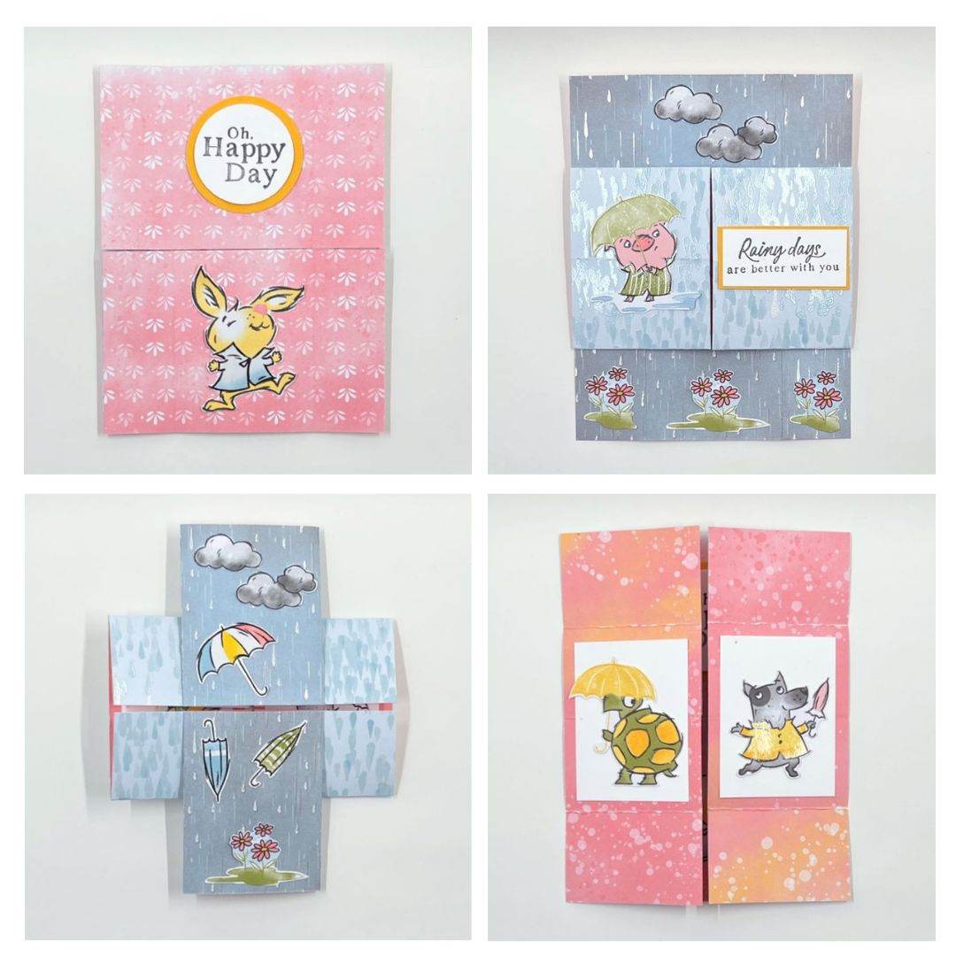 How to Make Never Ending Card in Three Sizes! — KarenTitus.com