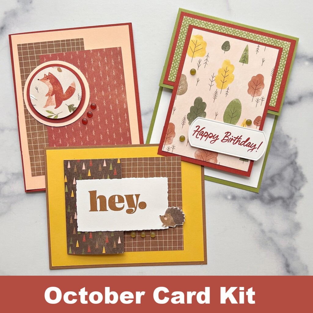 Karen’s Card Kit of the Month October 2024/ Sweet Days of Autumn ...