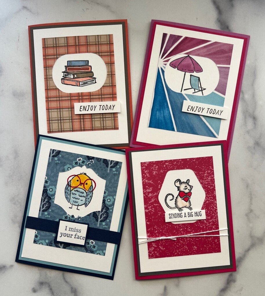 Quick and Easy: How to Make Fast Cards with a Punch! — KarenTitus.com